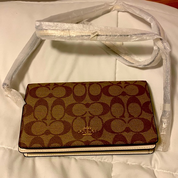 Coach | Bags | Signature Coach Foldover Crossbody | Poshmark